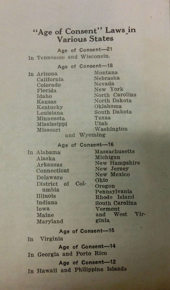Research Notes: The Age of Consent and the WCTU - Center for Women's ...